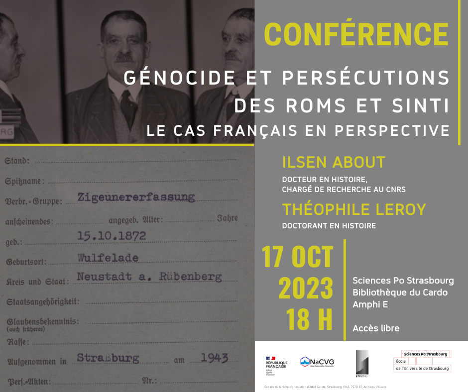 Conférence « Génocide et persécutions des Roms et Sinti, le cas ...